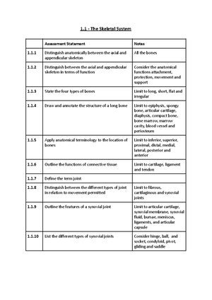 SEHS Unit 2.1 Structure and function of the ventilatory system - 2 ...
