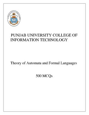 Chapter 6 solutions - Automata Theory - Studocu