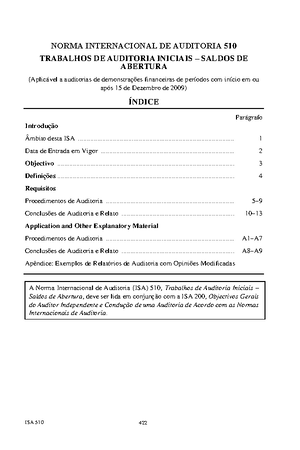 A024 2012 Iaasb Handbook ISA 501 PT - AUDITORIA NORMA INTERNACIONAL DE ...