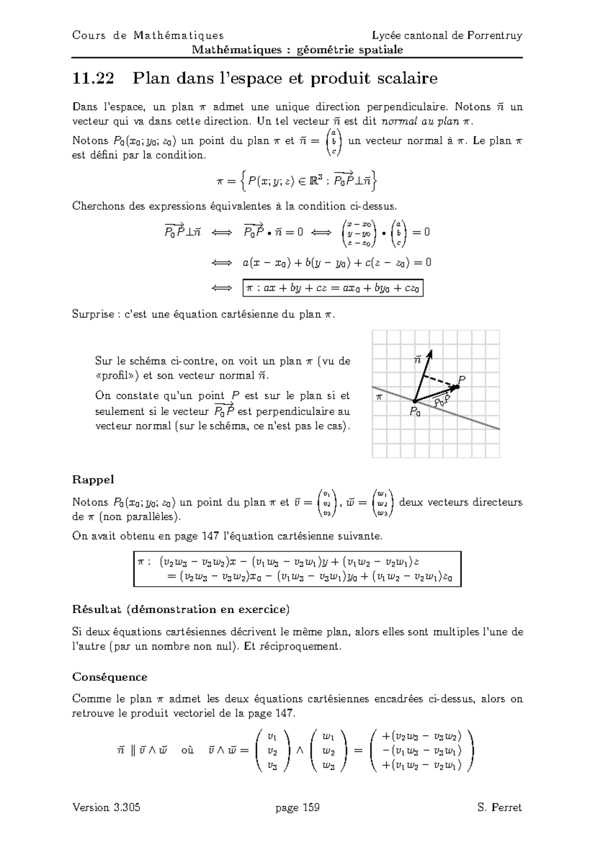 Cours DF-57 - Cours de Mathématiques Mathématiques : géométrie spatiale ...