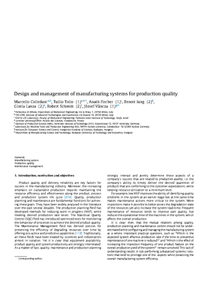 Format 2023 - Management and Finance (BBA-1110) - Edit - Title Page ...