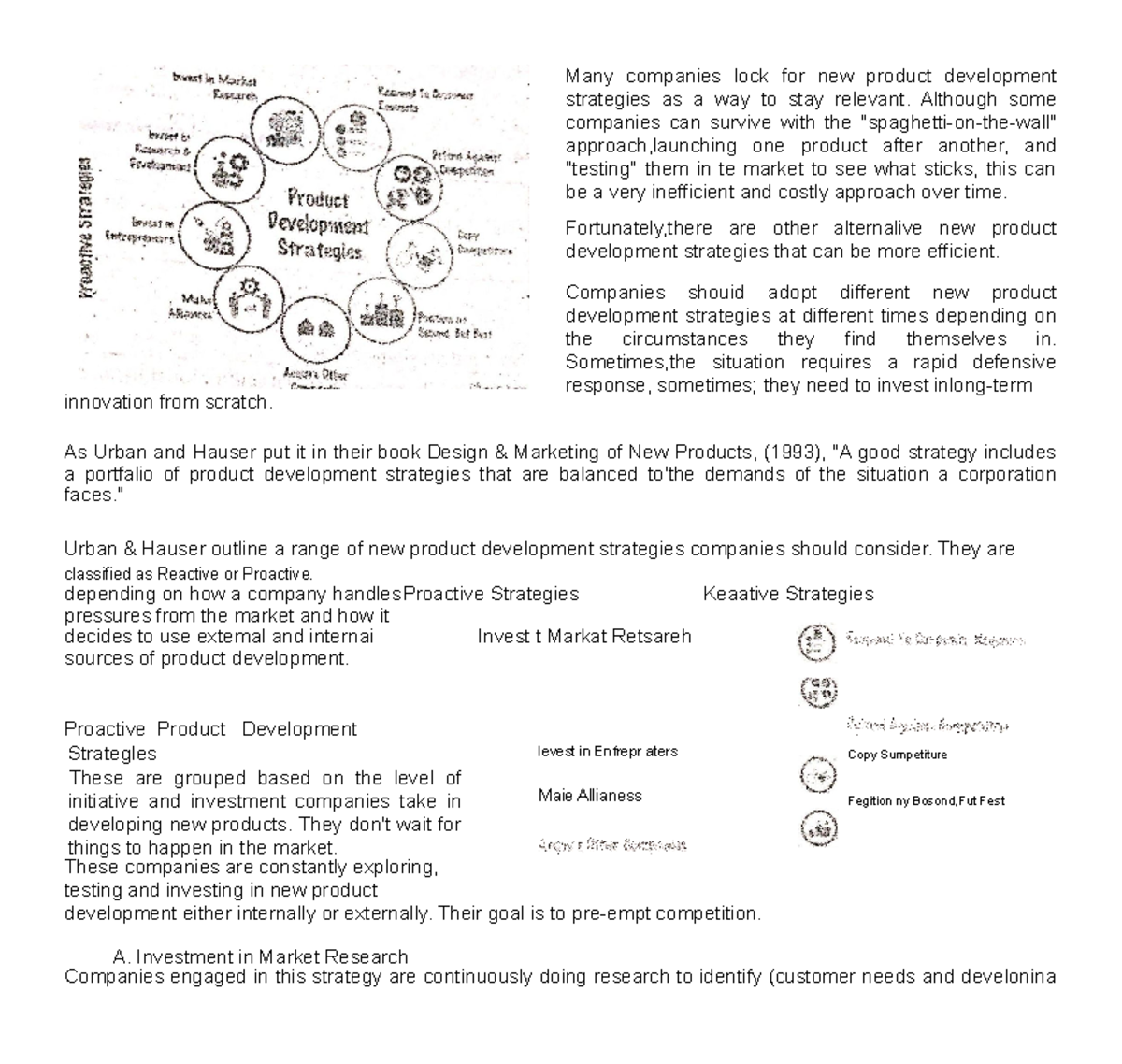 Analyzing Strategies - Discuss the Proactive Product Development ...