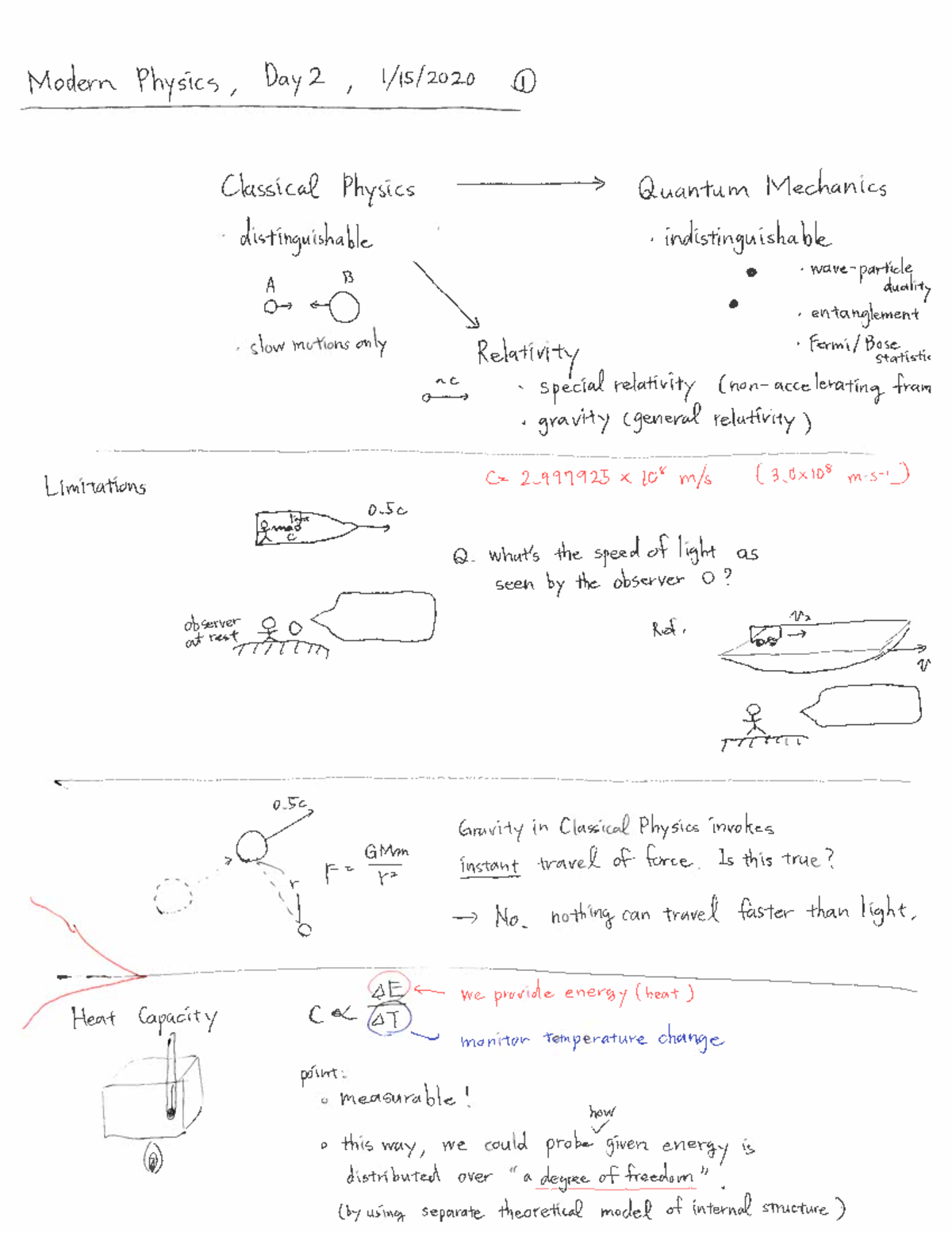 Lecture 02 (01-15-2020) - Modern Physics , Day 2 , J Classical Physics ...