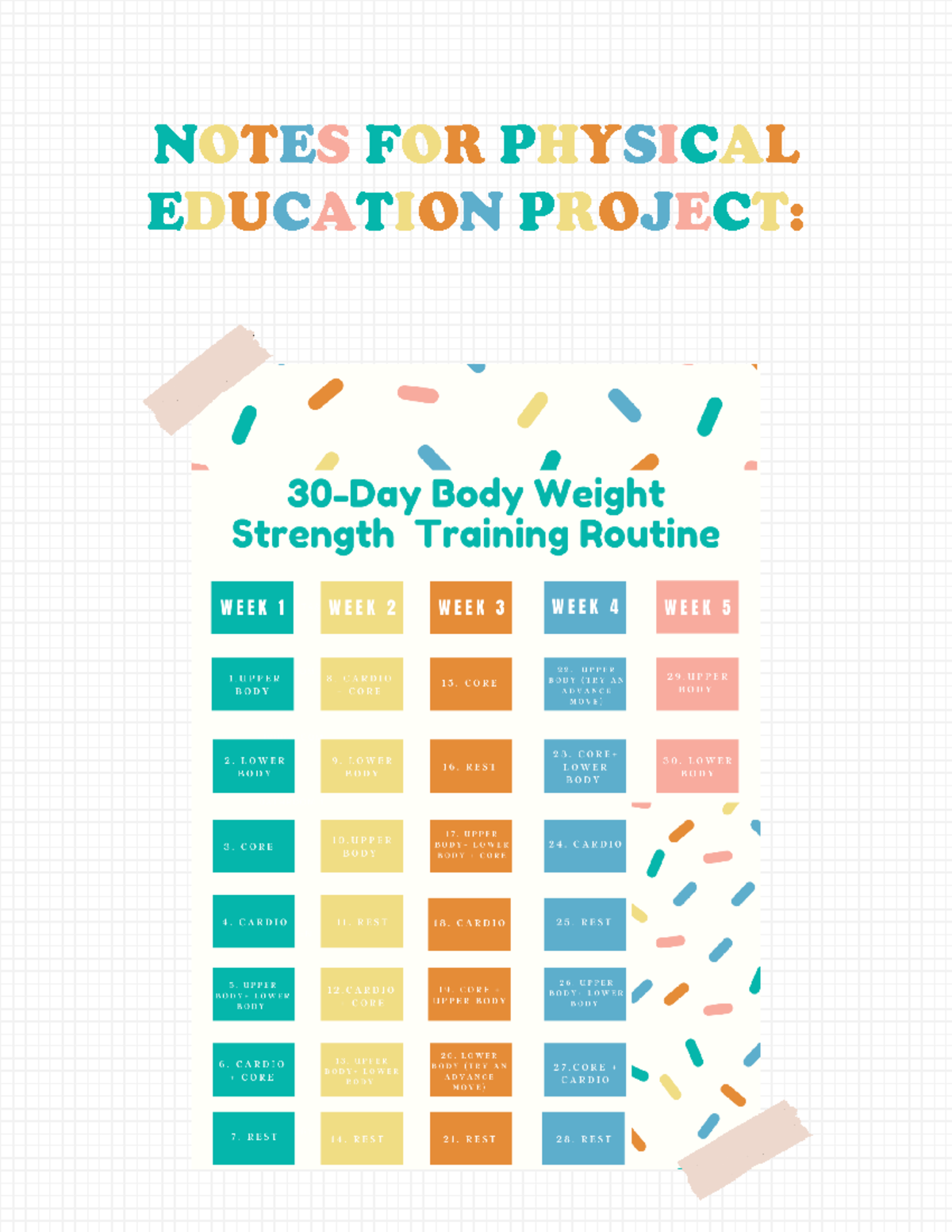 (New update) Notes FOR Physical Education Project - NOTES FOR PHYSICAL ...