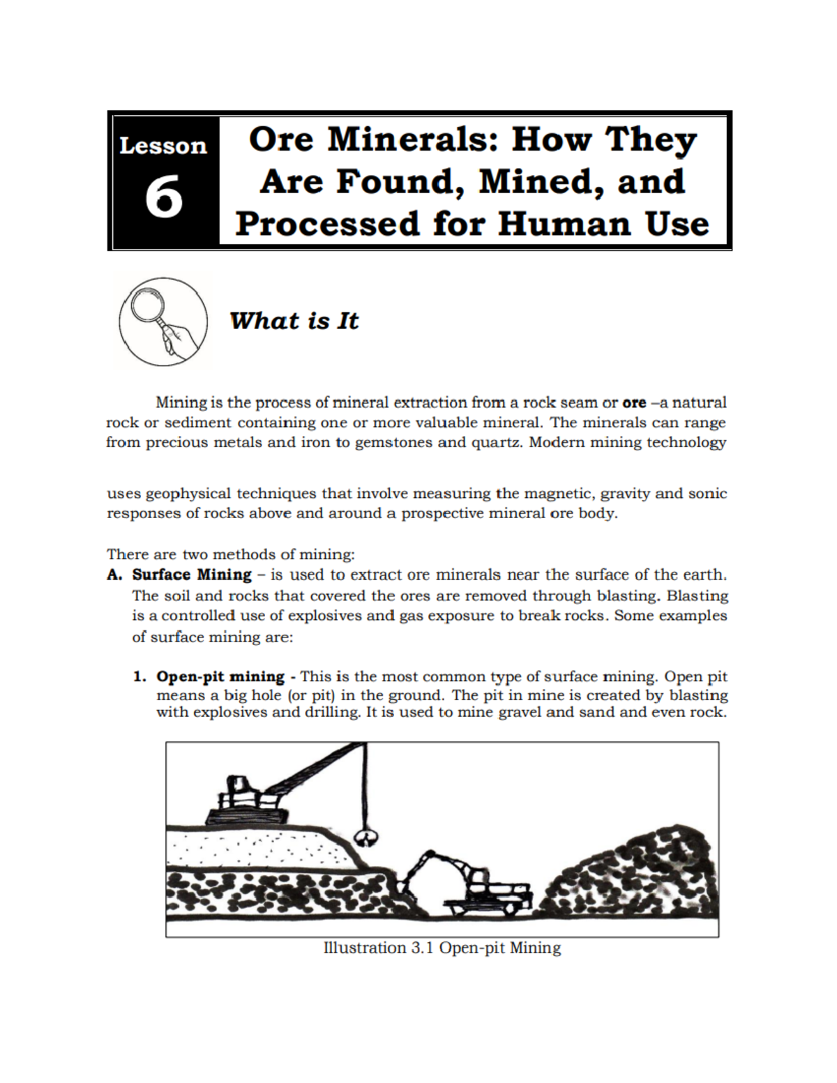Ore-minerals - Introduction of Ore minerals. - Lesson Ore Minerals: How ...