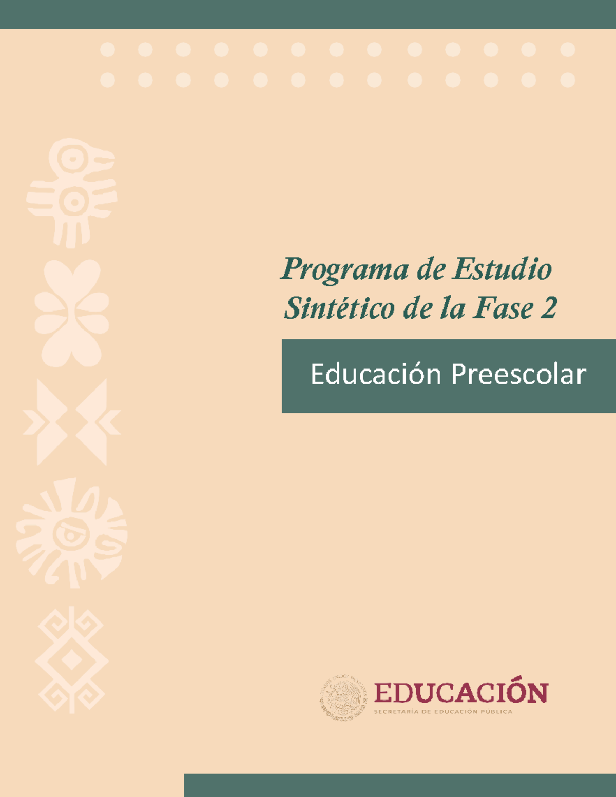 Programa Sintético Fase 2 - Programa de Estudio Sintético de la Fase 2 ...