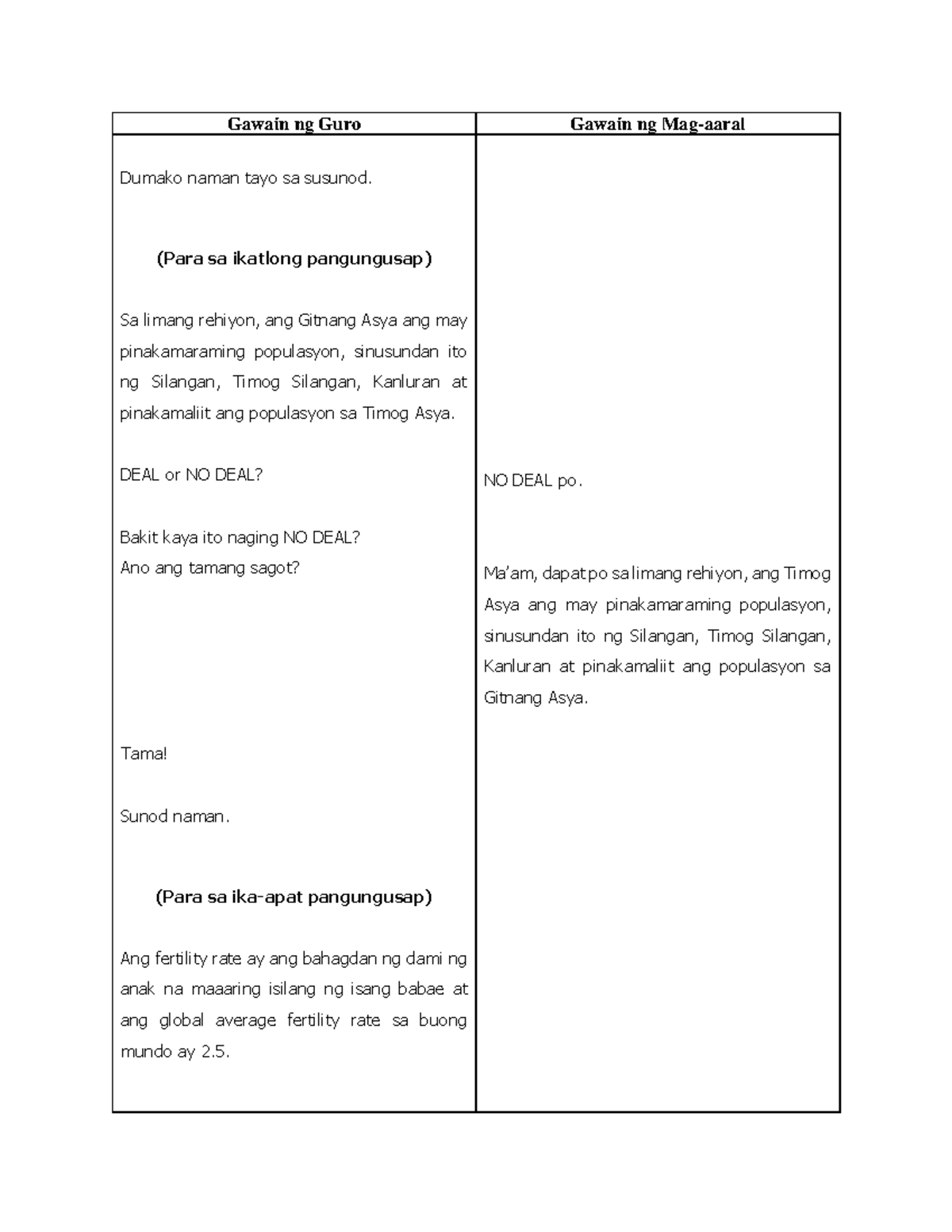 Lesson Palan - (Q2-Module 1 Konsepto ng Kabihasnan at mga Katangian ...