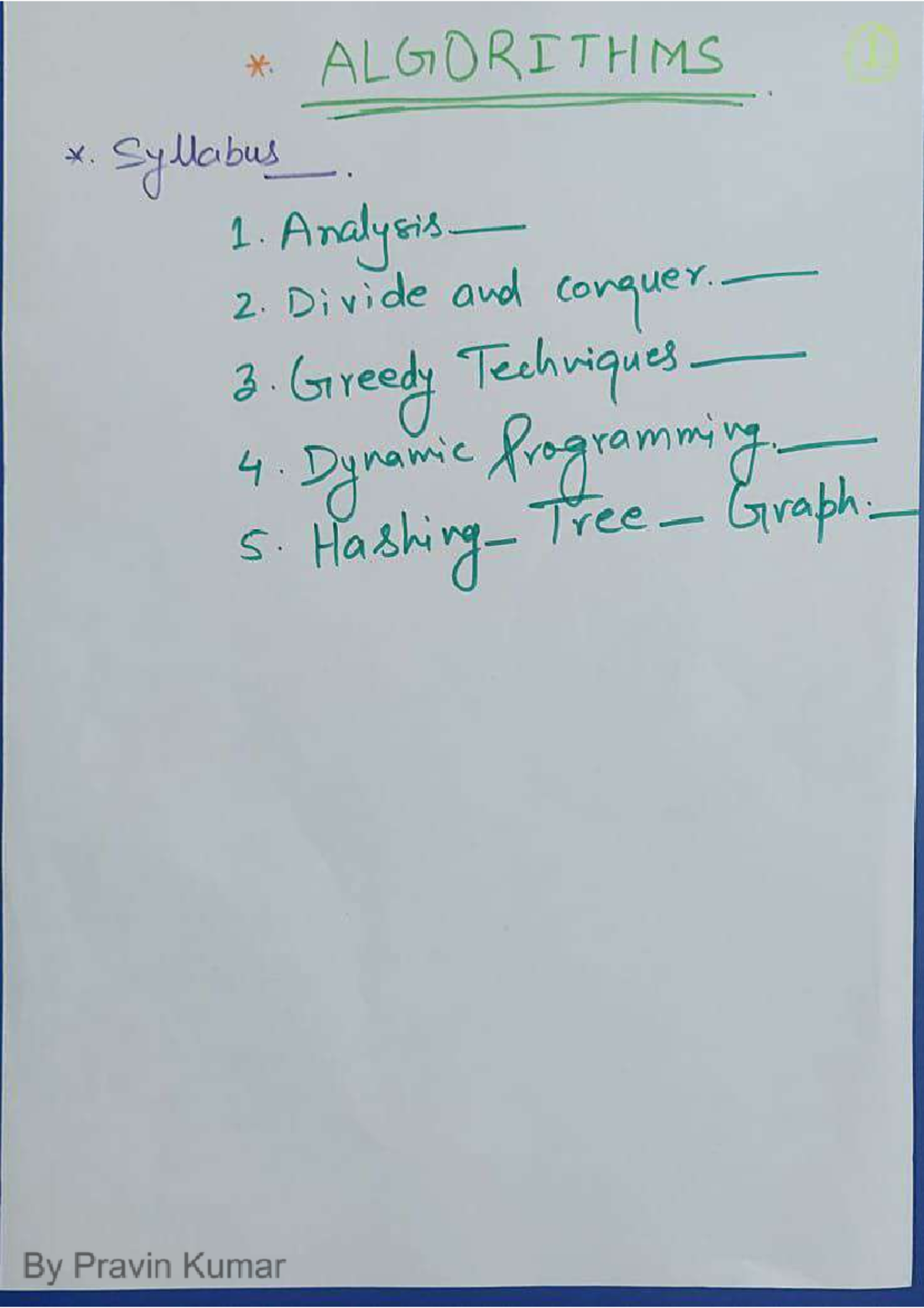 001 Daa Analysis Pravin Kumar Watermark Algorithm Analysis And Design 5305