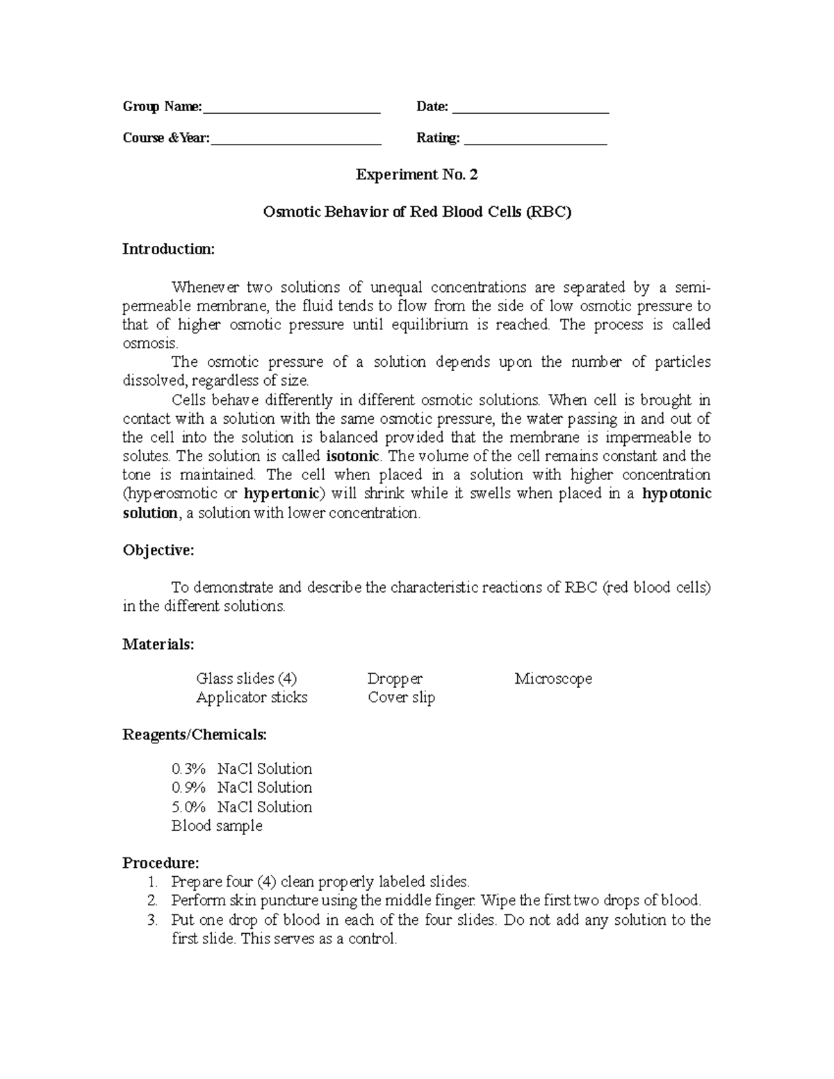 Experiment-No - it review - Group Name:__________________________ Date