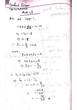 Lab-2 Series and Parallel Networks - Lab # 2: Series and Parallel Networks A. Objectives Learn ...