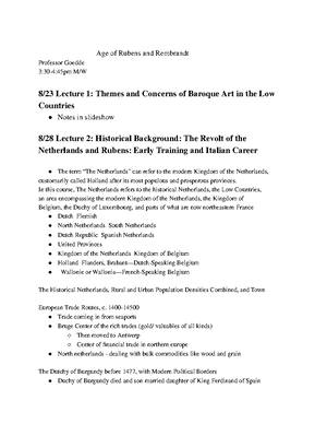 Northern Ren Art History Final Notes Pt 1 - 8/24 Duchy of Burgundy ...