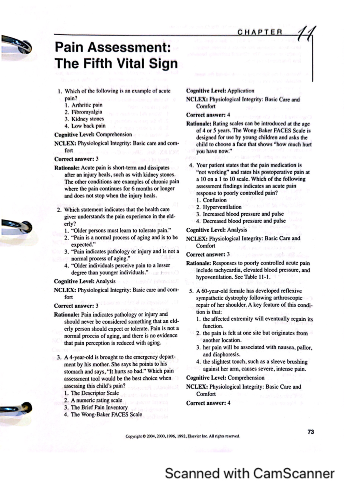 Final Health Assessment - NUR 101 - Studocu