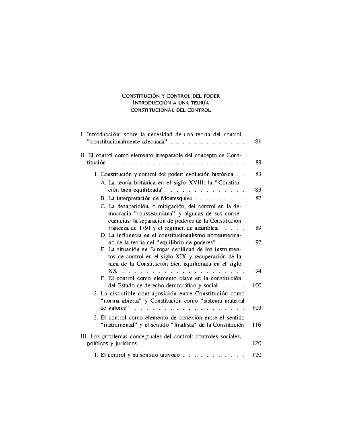 Constitución y control del poder Manuel Aragón - CONSTITUCIÓN Y CONTROL ...