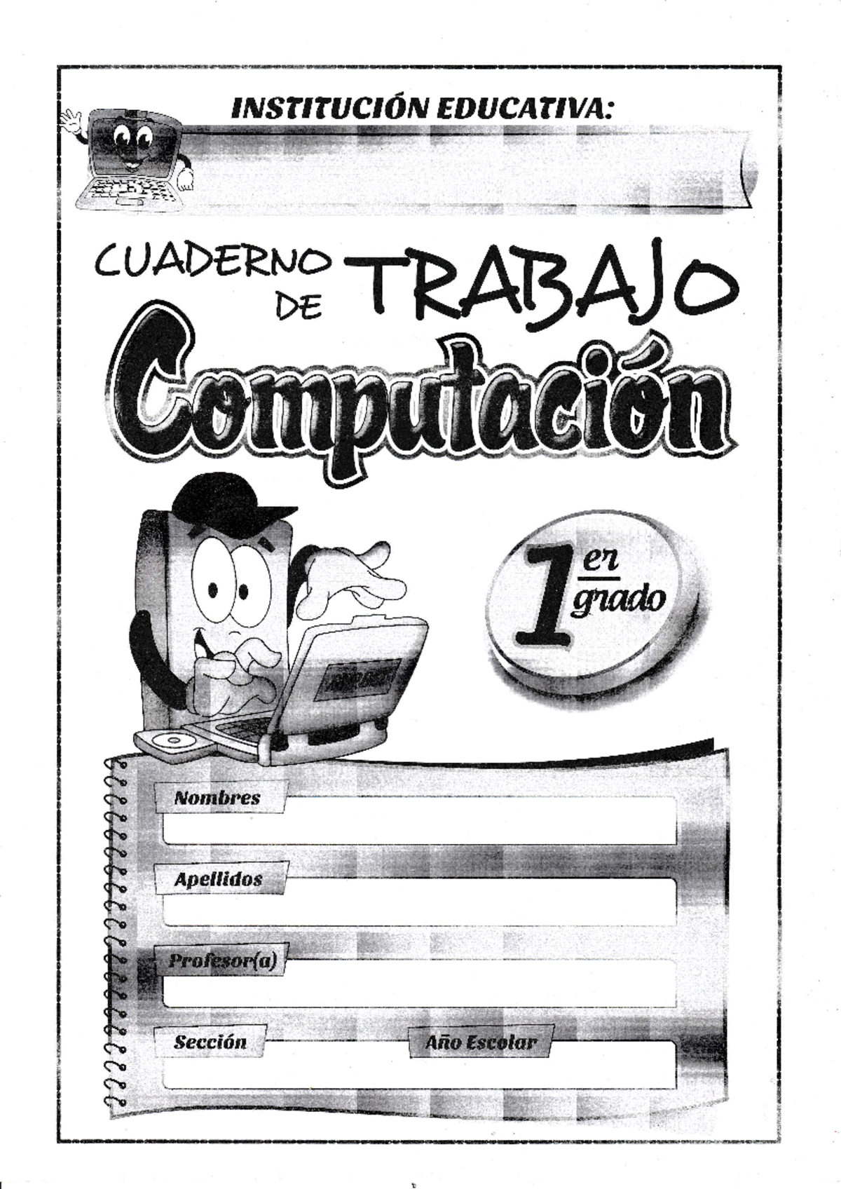 Cuaderno Computación para niños 1º Prim.(I Parte) (2) unlocked - § COMPUTACIóil -\t lG, f ...
