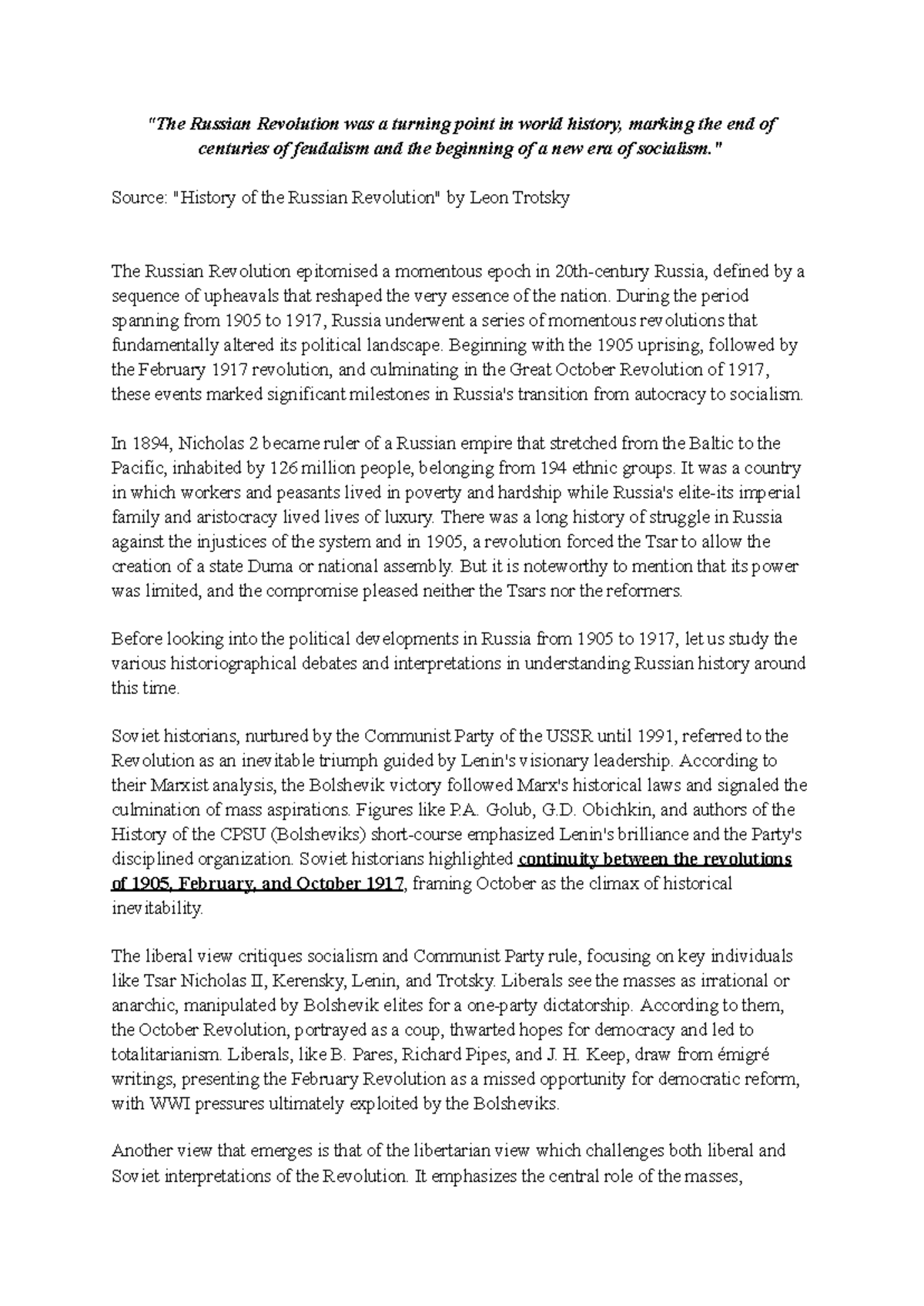 Mod%20europe%20Russia - "The Russian Revolution was a turning point in ...