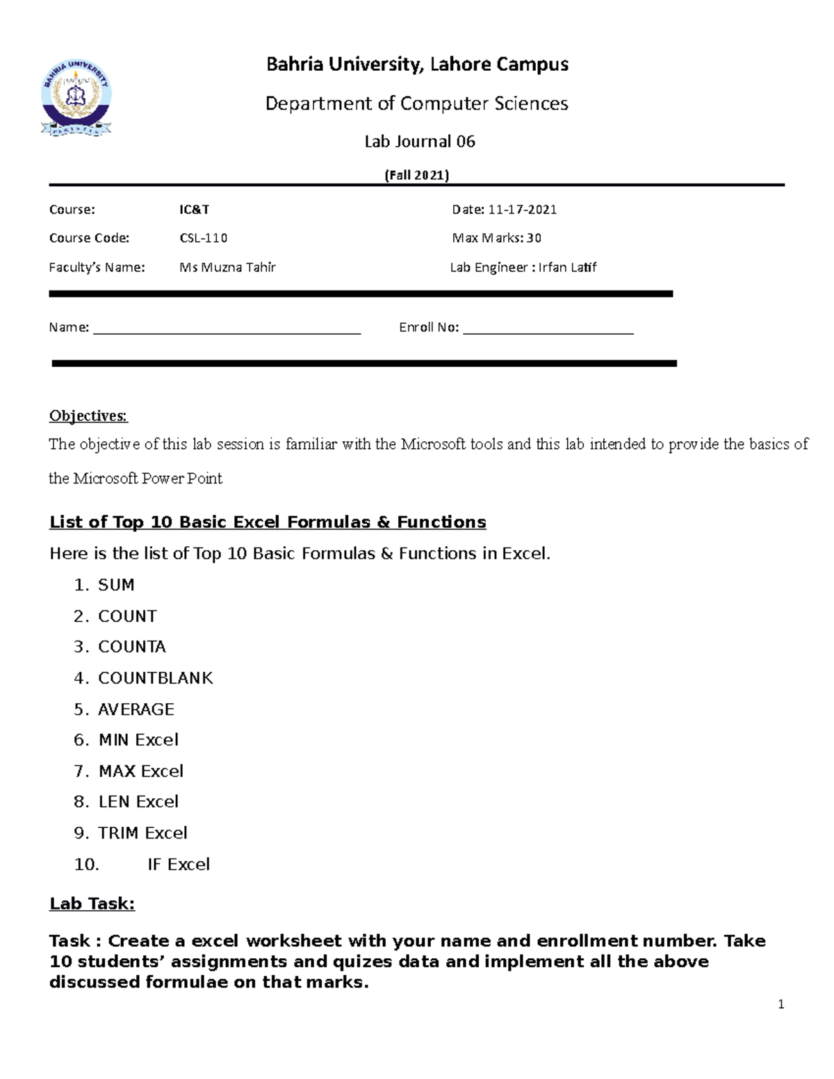 Lab-5-17112021-030223 pm - Computer programing - BU - Studocu