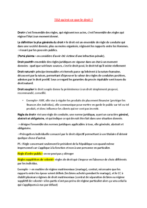 Partiel intro au droit - LICENCE MENTION DROIT (1ÈRE ANNÉE) ANNÉE ...