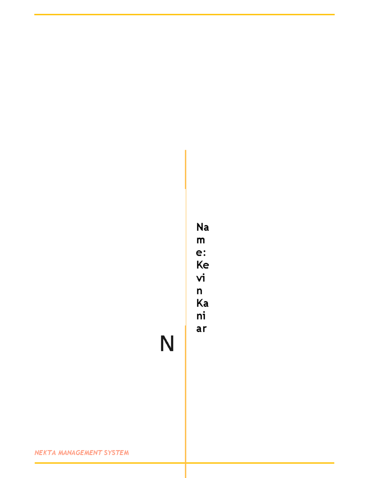 31567106006 Nekta Management System Documentation (Kevin Kaniaru) - N ...