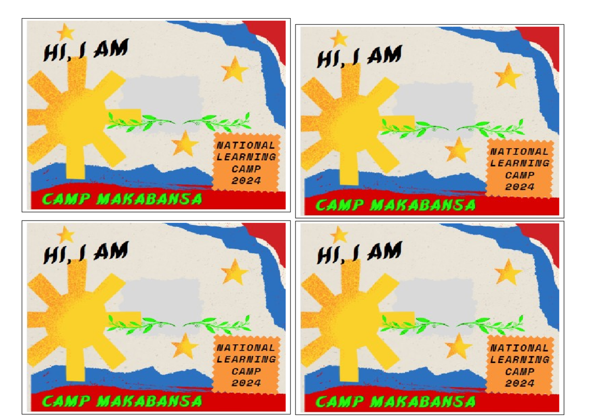 Name tag - A name tag for NLC campers - Bachelor of Education - HI, I ...