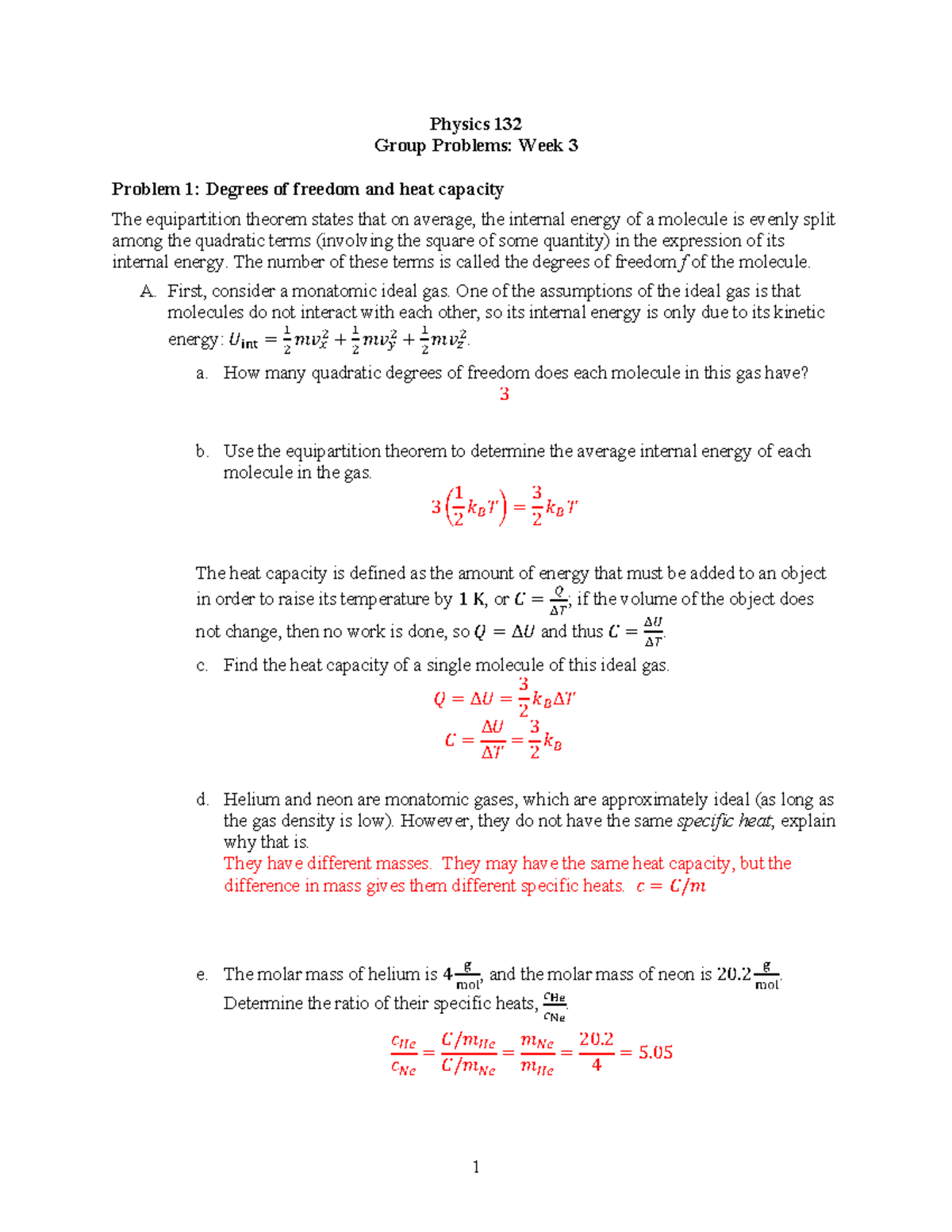 GP Week 3 Solutions - group problem notes - Physics 132 Group Problems ...