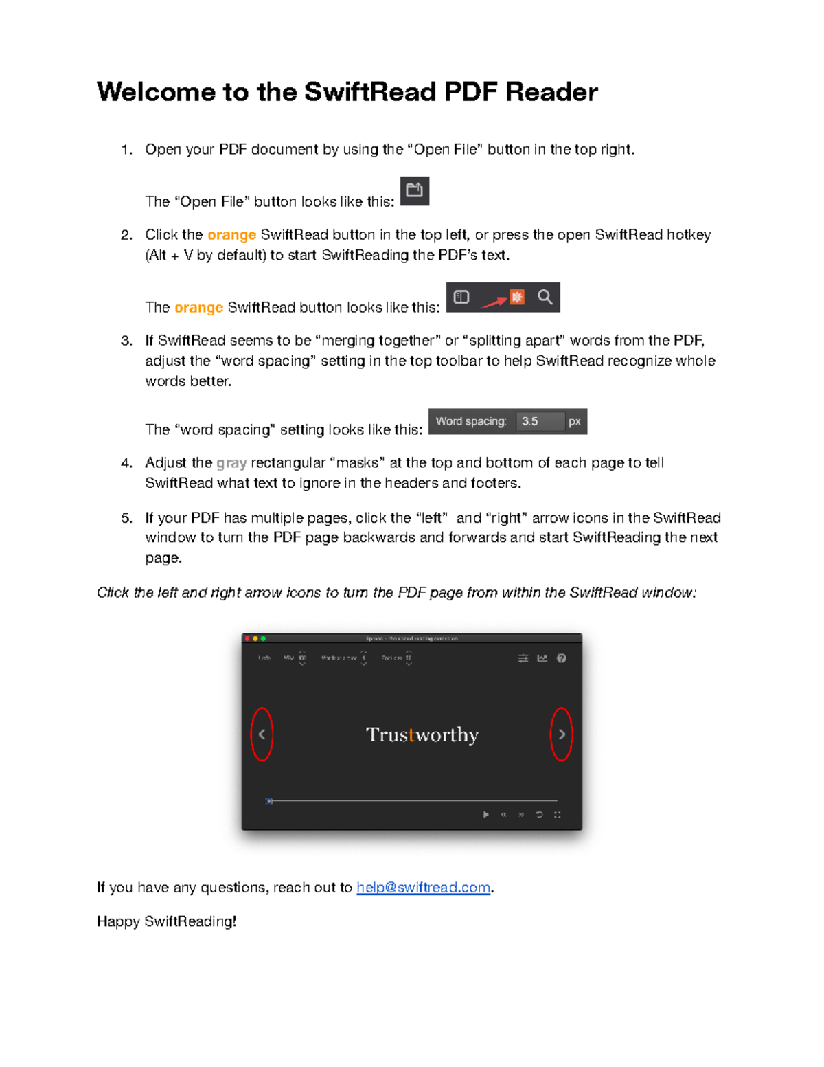 Welcome - Open your PDF document by using the “Open File” button in the ...
