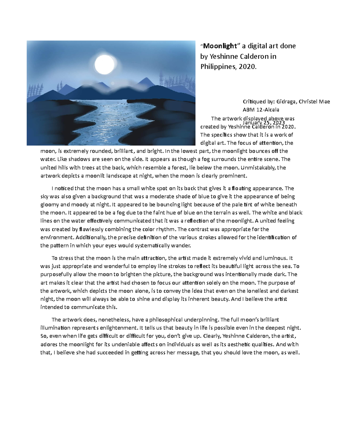 Contempo-individual - Contemporary Philippines - “Moonlight” a digital ...