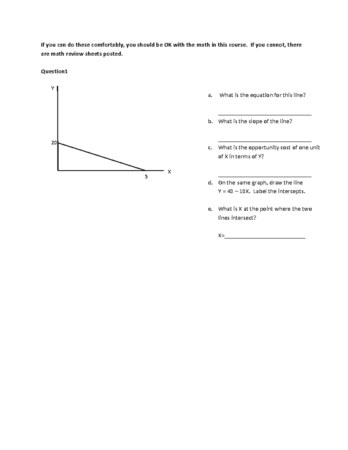Some Math Questions The Basic Math Problem For Start If You Can Do