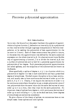 Chapter 14 Introduction to Numerical Analysis - 14 The finite element method 14 Introduction ...