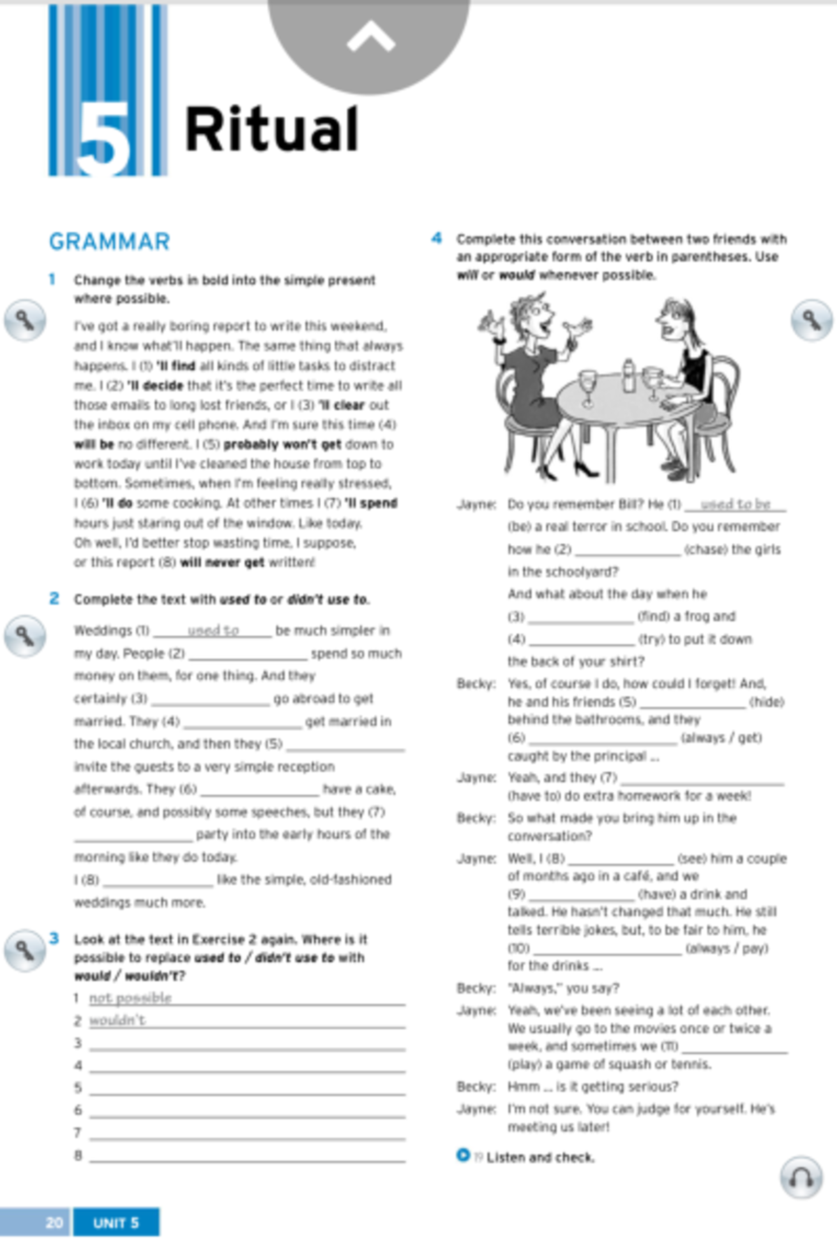 W Unit 5 - Grammar summary - English V - Studocu