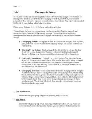 Phy112l - Lab physics 8 - Lab 8: Refraction Jennifer Manzo 1. Testable ...