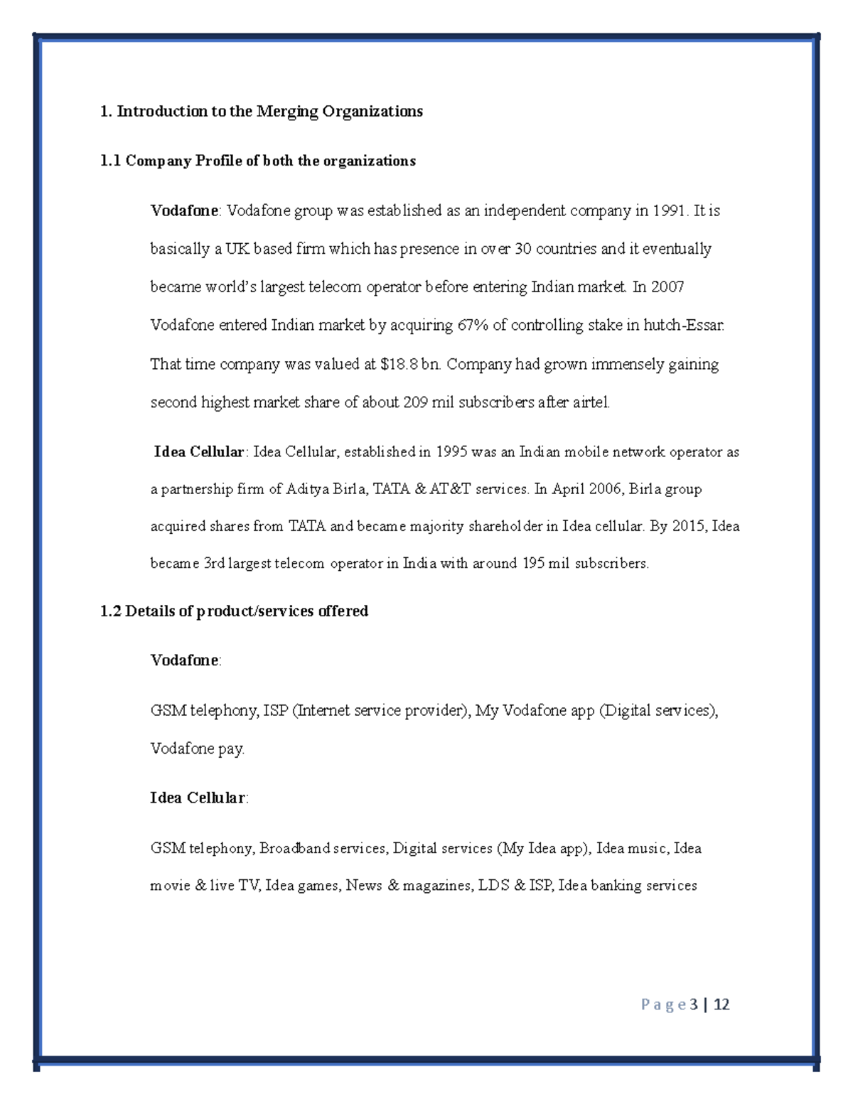 Understanding Organisations - Group Report - Three - 1. Introduction to ...