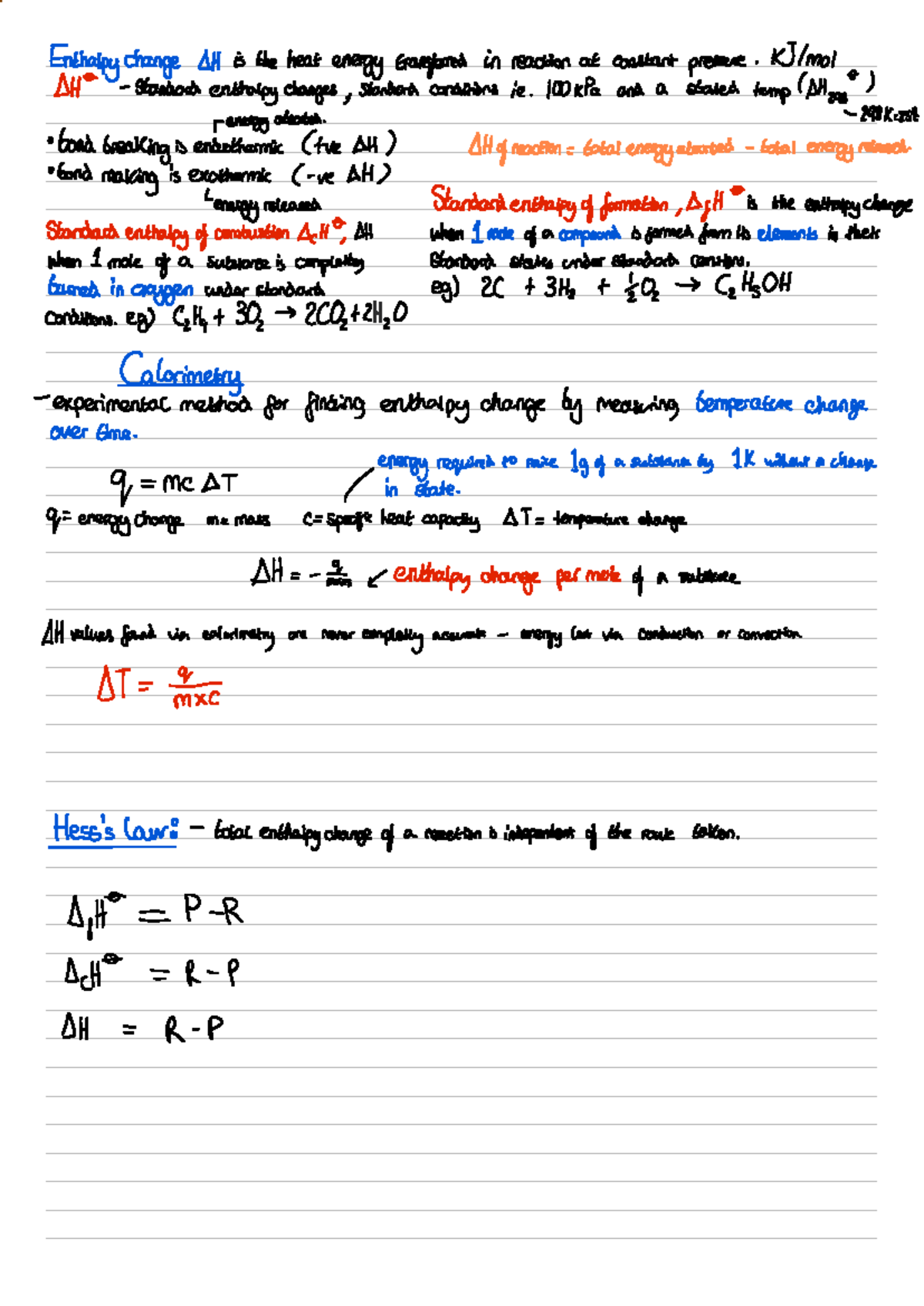 3 - Energetics notes - Studocu