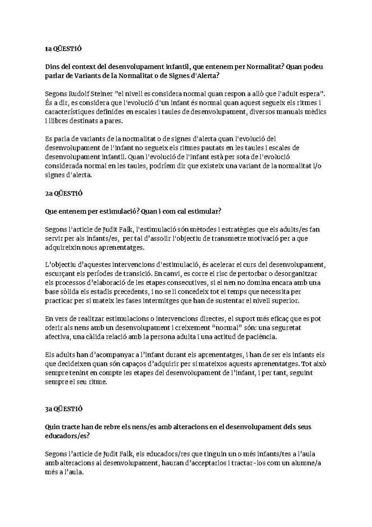 Teoría de educación por la autora Judith Falk - 1a QÜESTIÓ Dins del ...