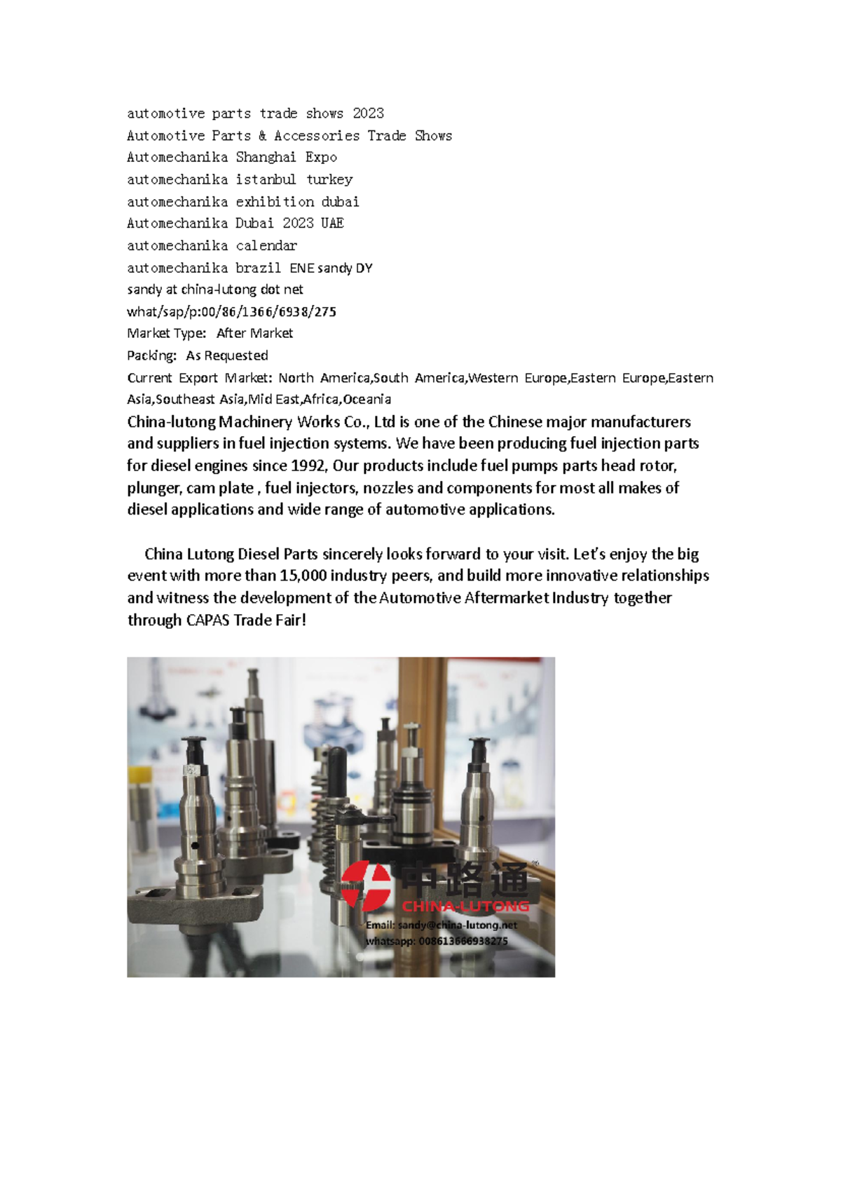 Automotive parts trade shows 2023 - automotive parts trade shows 2023 ...