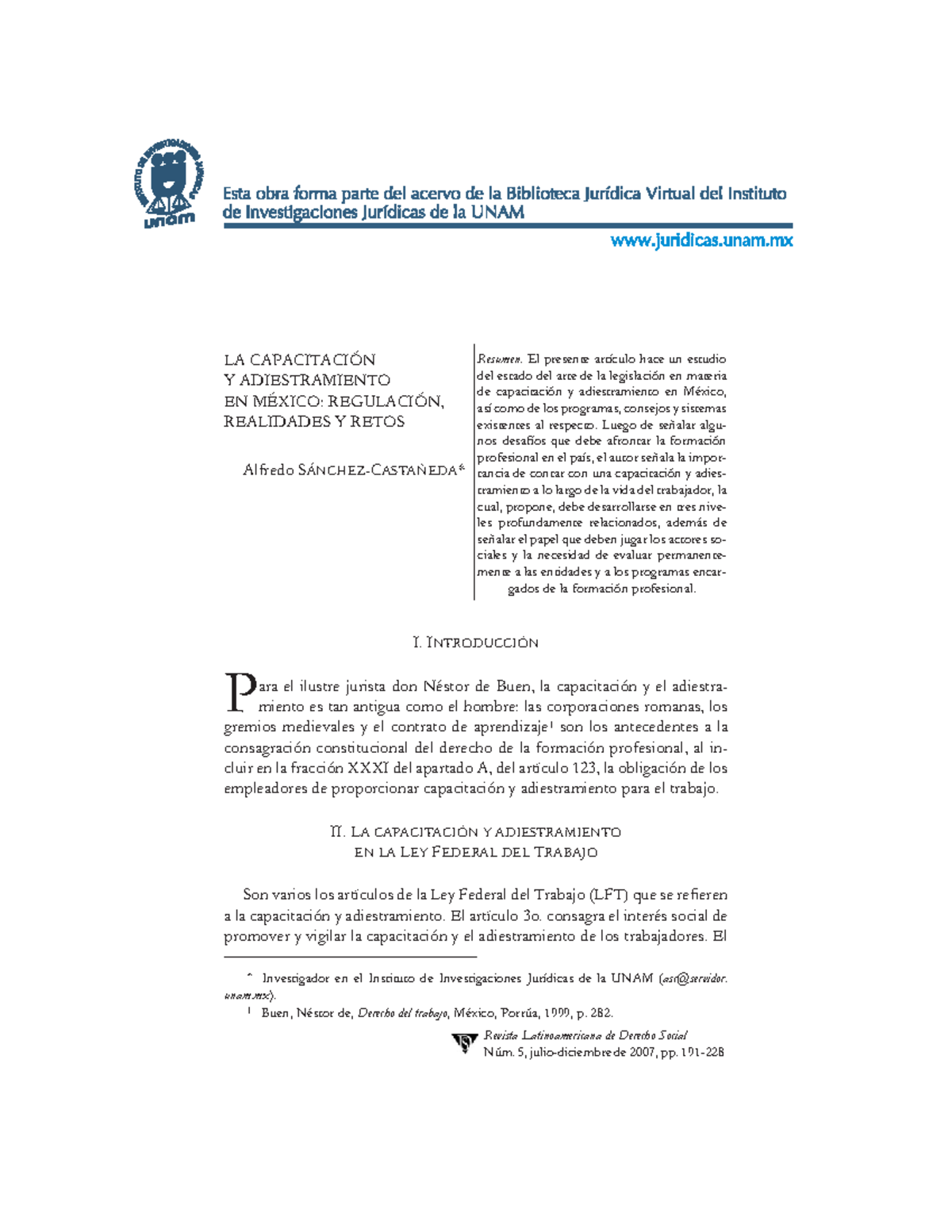 R142033 - Capacitación y adiestramiento - LA CAPACITACIÓN Y ...