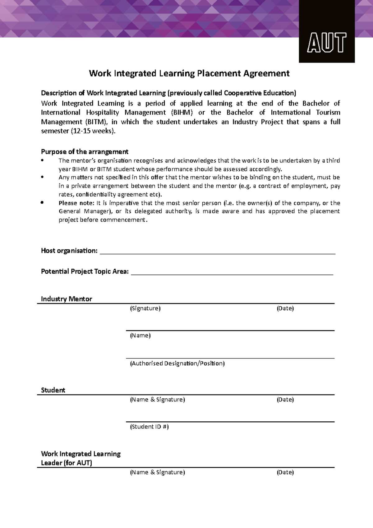 Placement-Agreement-WIL-HOSP797-and-TOUR797-letterhead - Work ...
