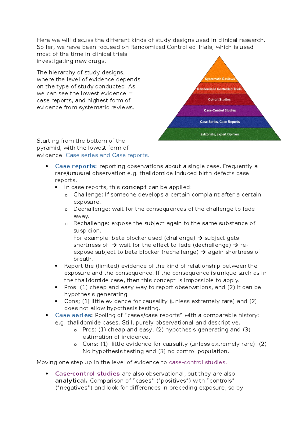 Study design - Pharmaceutical Medicine - Here we will discuss the ...
