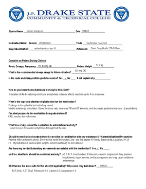 Loop diuretic Medication template - ACTIVE LEARNING TEMPLATES ...
