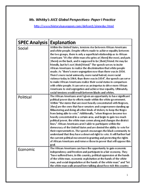 Paper I frederick douglass - Ms. Whitby’s AICE Global Perspectives ...