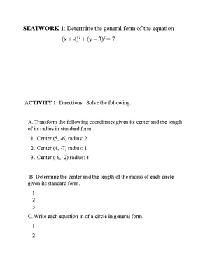 PRE- Calculus W2 Q2 - NONE - 11 Pre-Calculus Quarter 2 – Module 2: Ci r ...