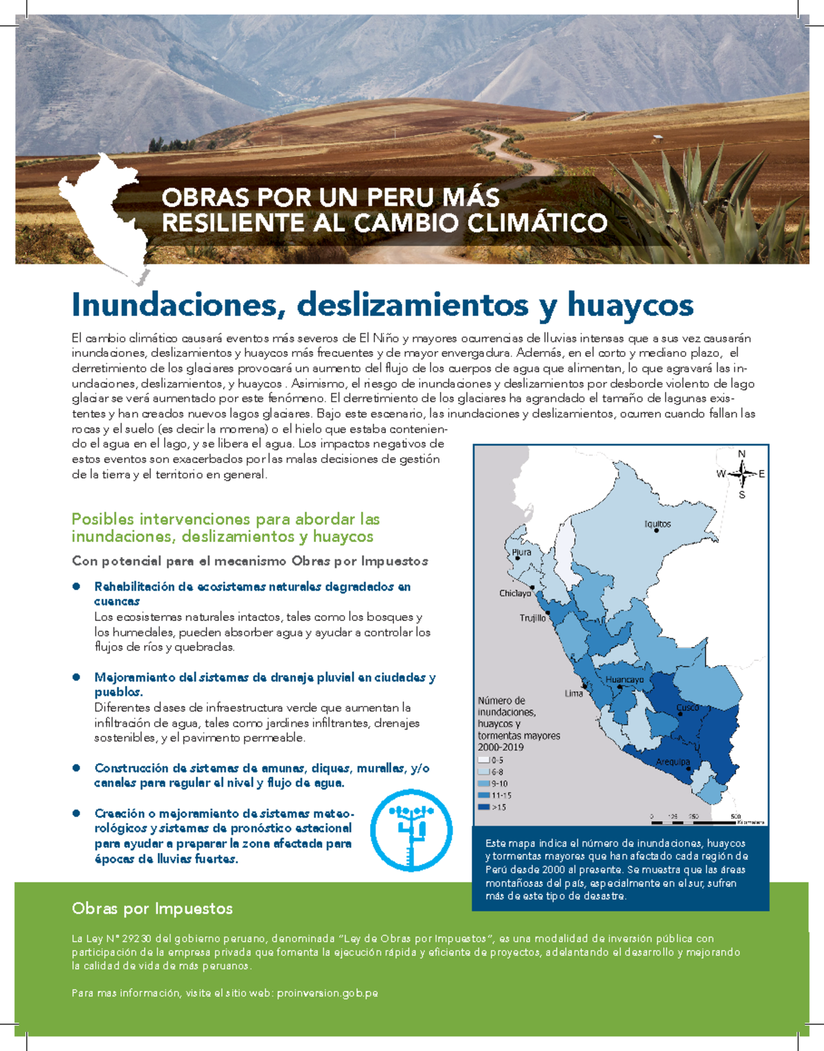 20 1 9 0909 PIER Inundaciones deslizamientos y huaycos - Posibles ...