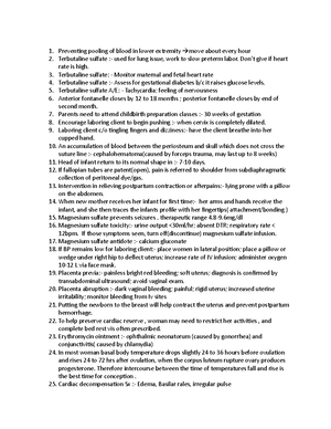 OB Math calculations 1 -12 - OB math calculations – A patient is ...