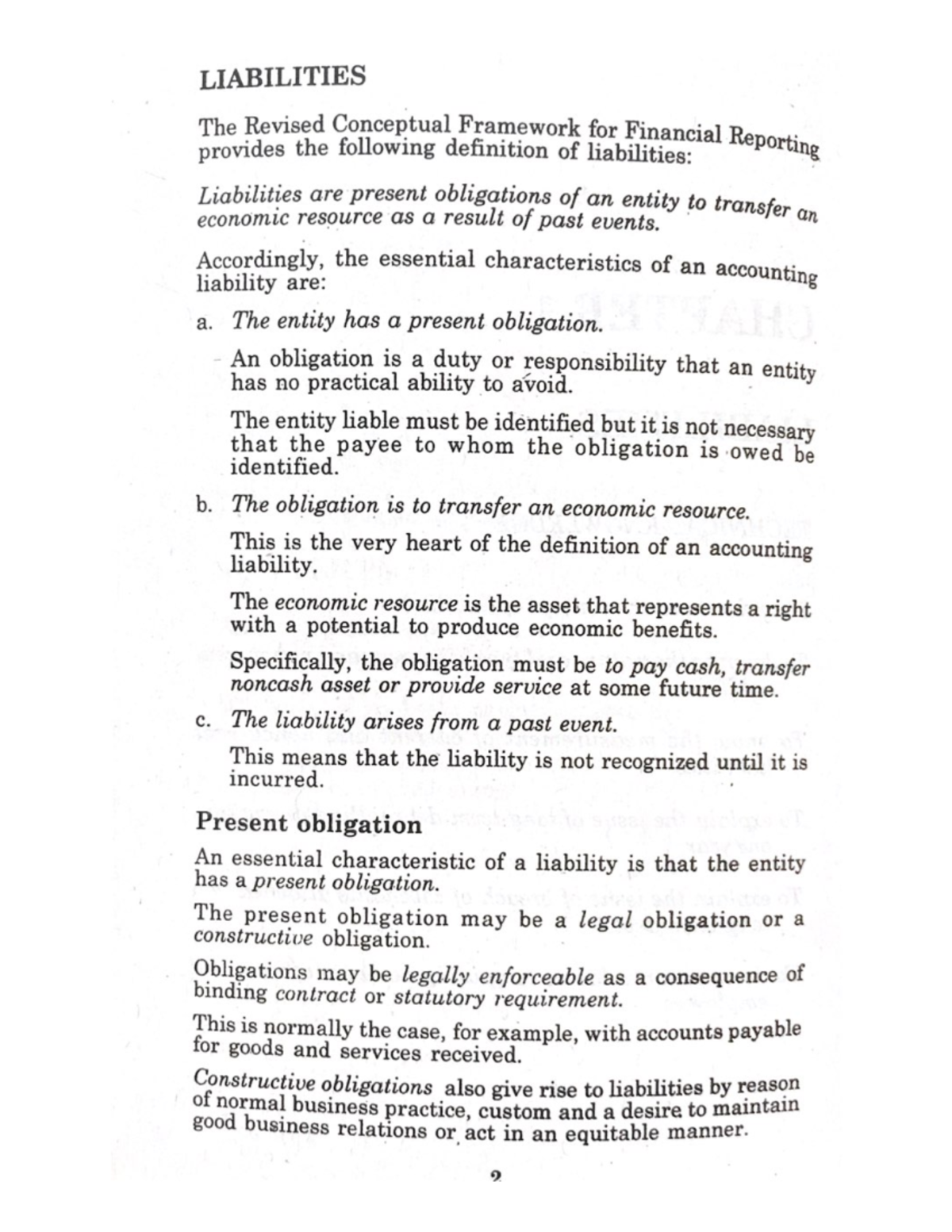 Chapter 1 Liabilities Bachelor Of Science In Accountancy Studocu