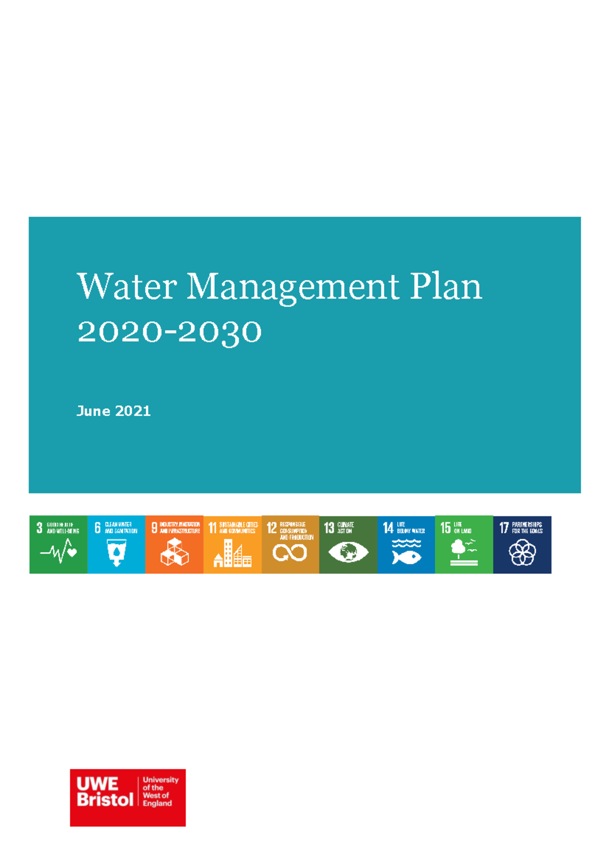 Water management plan 2030 final - Water Management Plan 2020 - 2030 ...