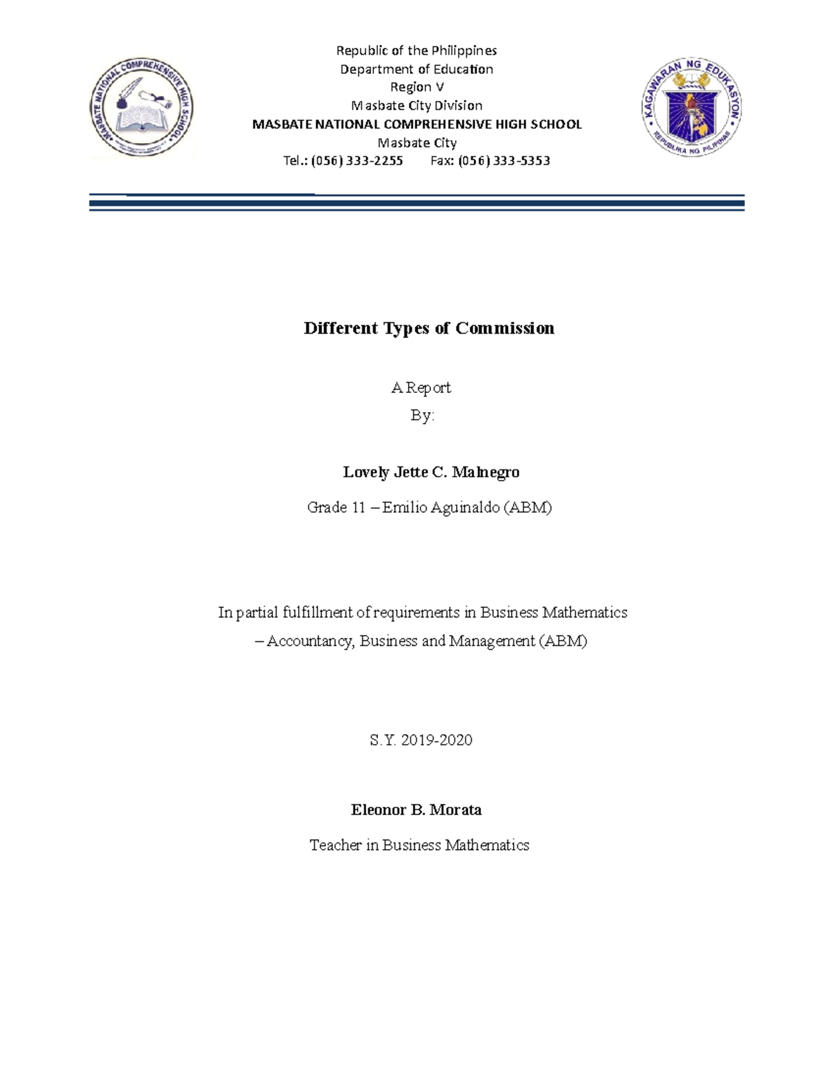 Business math types of commissions - Different Types of Commission A ...