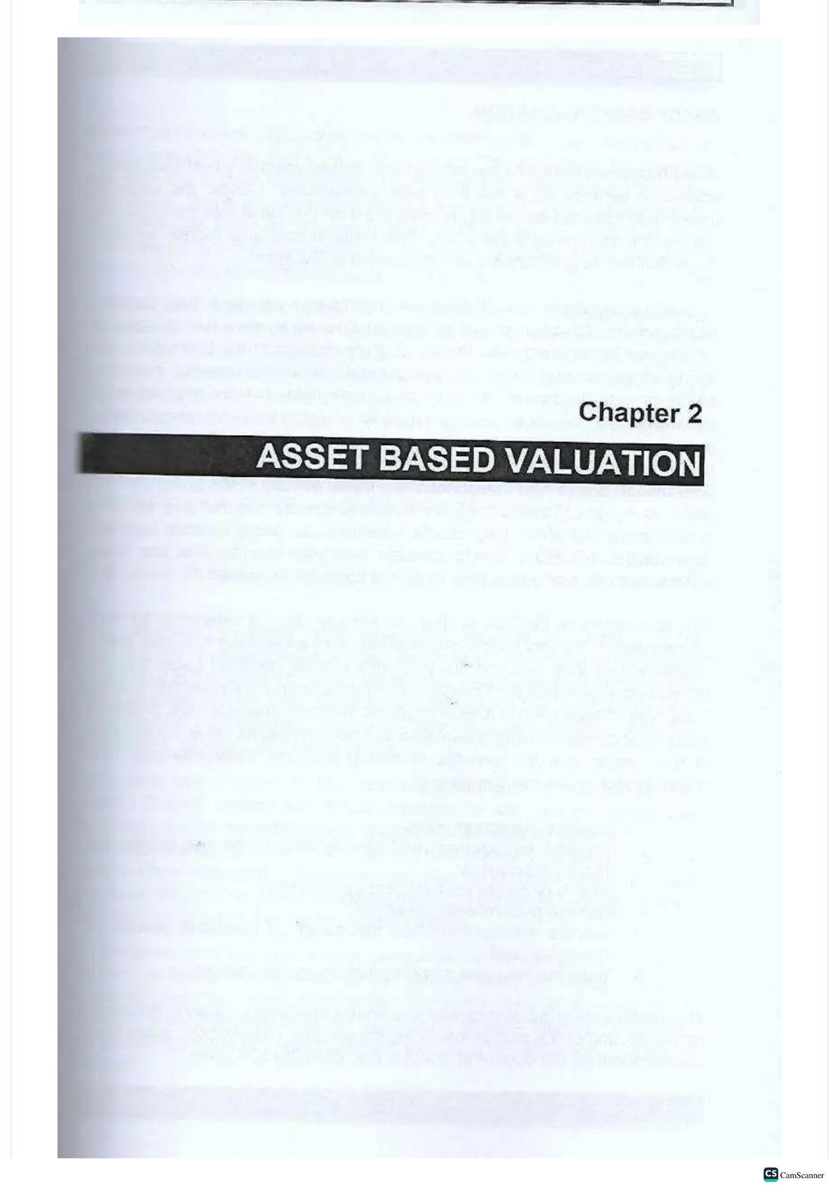 Asset-Based Valuation - Principles of Accountancy - Studocu