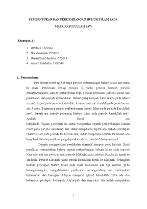 contoh naskah akademik - NAMA : ISTHIFAILLA KELAS : HTN B NIM : 1520042 ...