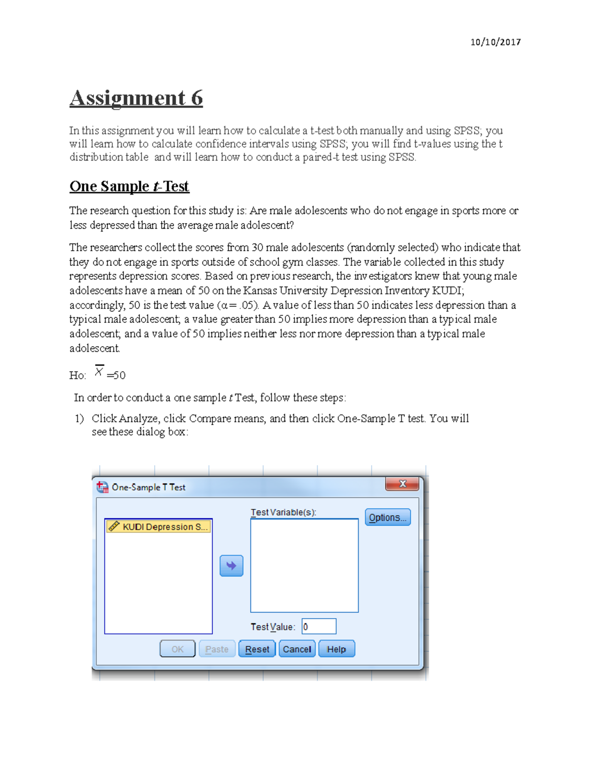 Assignment 6 no name - Assignment 6 In this assignment you will learn ...