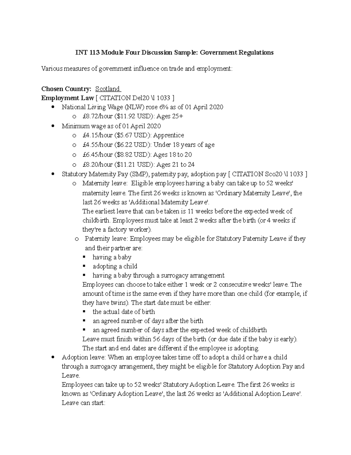 4.1- Discussion Board - INT 113 Module Four Discussion Sample ...