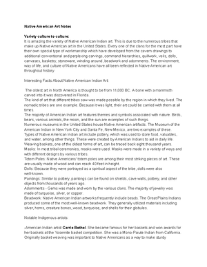 Native American Art1 - Native American Art Introduction Native American ...